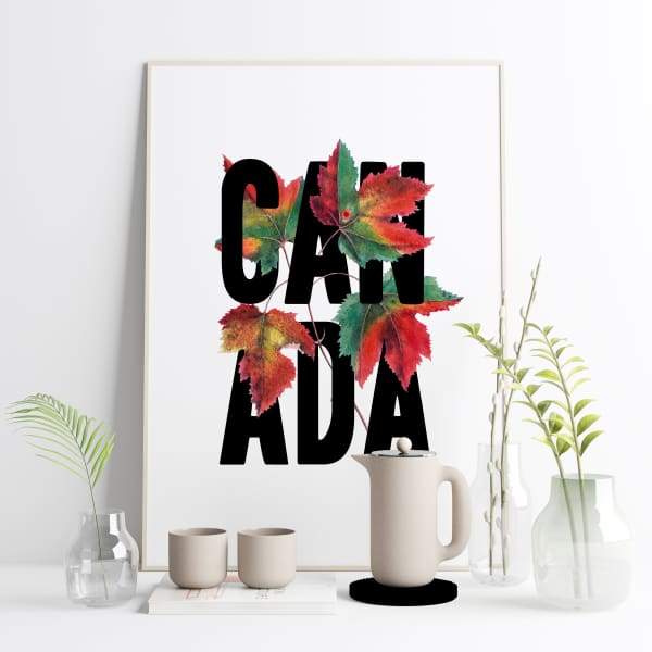 Canada national flower | Maple Leaf | wanderlust gifts and home decor