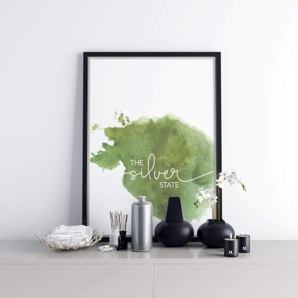 Nevada state nickname | The Silver State | wanderlust gifts and home decor