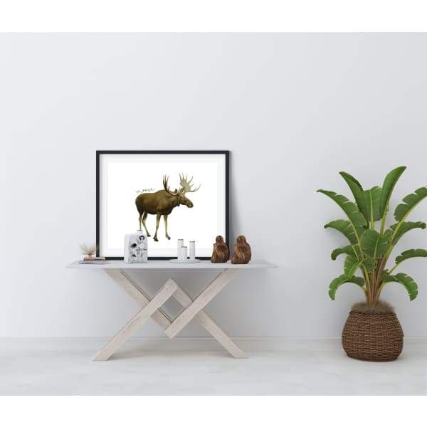 Alaska state animal | Moose | wanderlust gifts and home decor