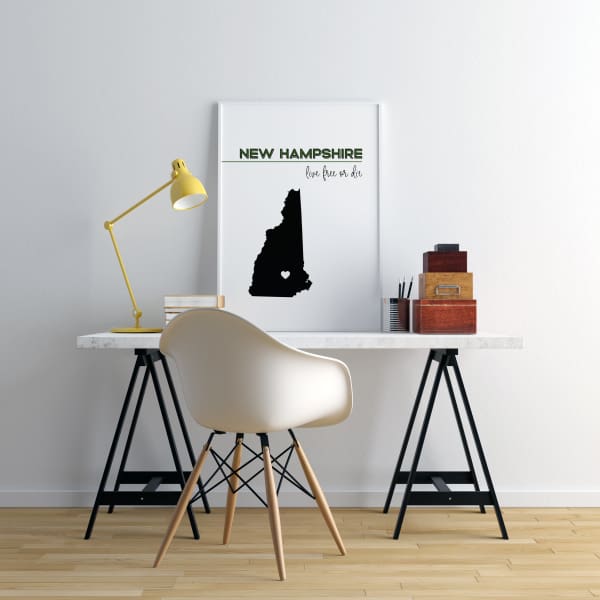 New Hampshire state motto | Live Free or Die | wanderlust gifts and ...