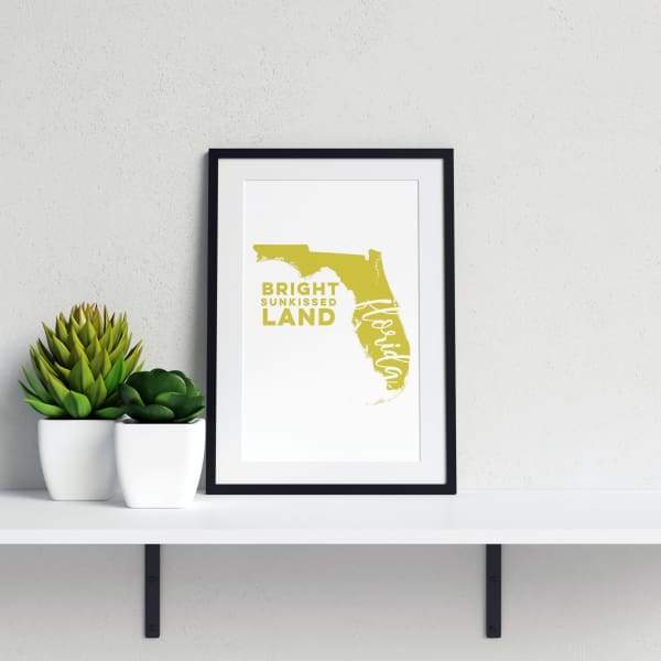 Florida State Song | Bright Sunkissed Land | wanderlust gifts and home ...