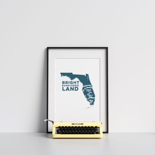 Florida State Song | Bright Sunkissed Land | wanderlust gifts and home ...