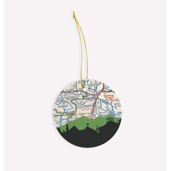 Gilbert, Arizona city skyline with vintage Gilbert map | wanderlust ...