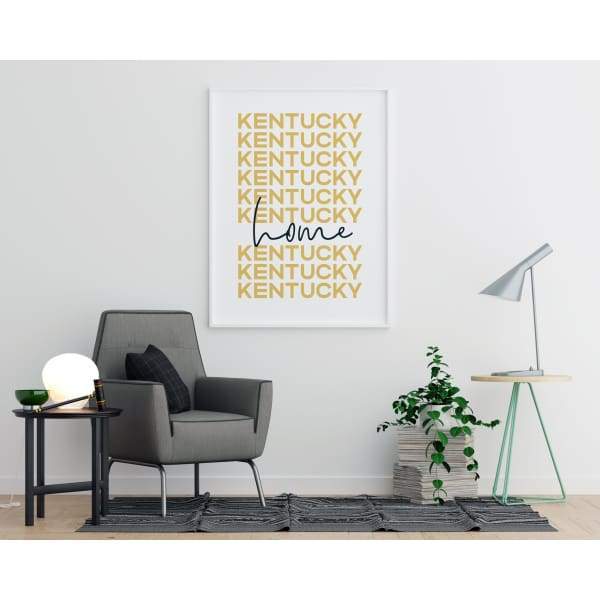 Home is Kentucky | home state design | wanderlust gifts and home decor
