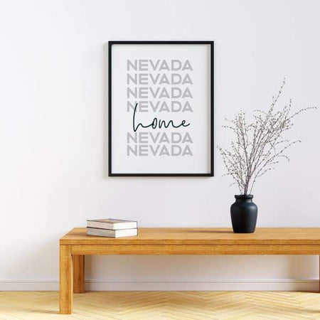 Nevada state nickname | The Silver State | wanderlust gifts and home decor