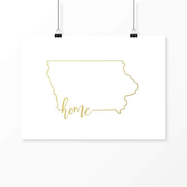 Iowa State Peekaboo Gallery Wall | wanderlust gifts and home decor