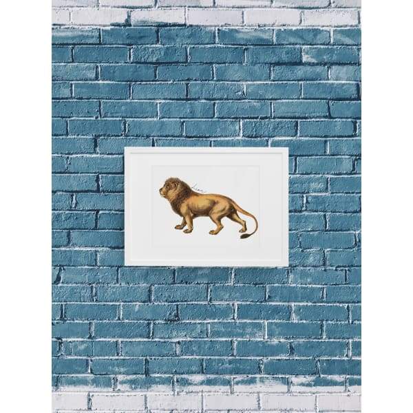 Iran national animal | Lion | wanderlust gifts and home decor