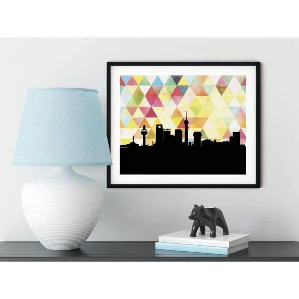 Jeddah, Saudi Arabia geometric skyline | wanderlust gifts and home decor