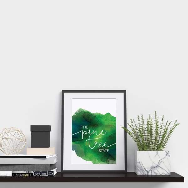 Maine state nickname | The Pine Tree State | wanderlust gifts and home ...