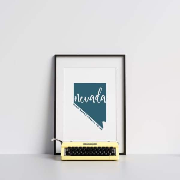 Nevada State Song | Home Means Nevada To Me | wanderlust gifts and home ...