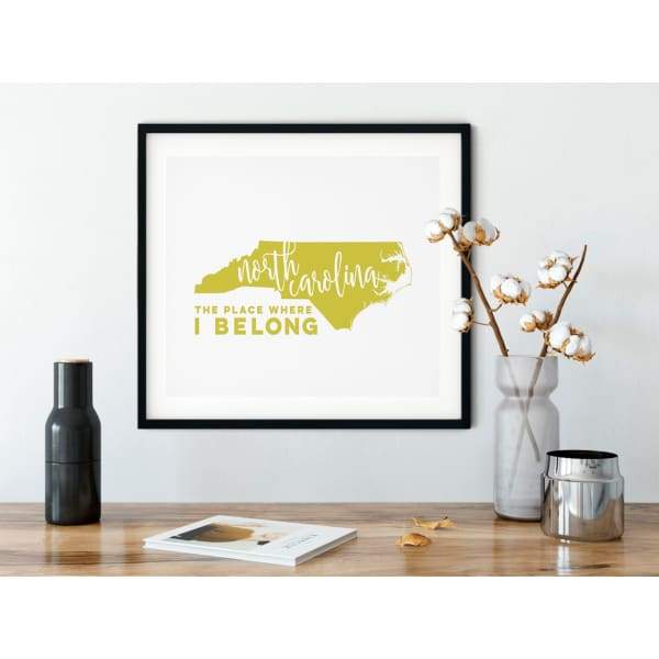 North Carolina State Song | The Place Where I Belong | wanderlust gifts ...