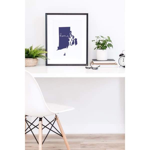 Rhode Island State Peekaboo Gallery Wall | wanderlust gifts and home decor