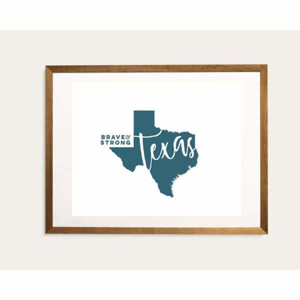 Texas State Song | Brave and Strong | wanderlust gifts and home decor